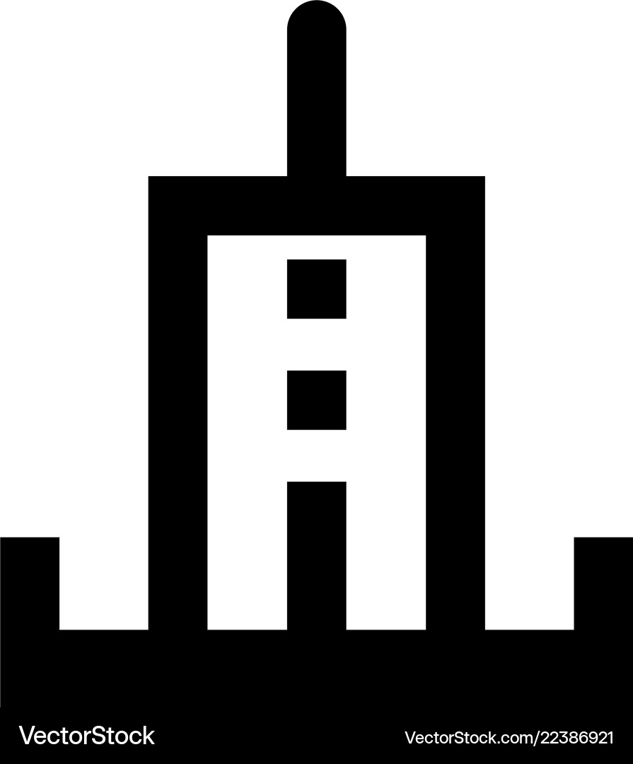 Electric station icon symbol sign Royalty Free Vector Image