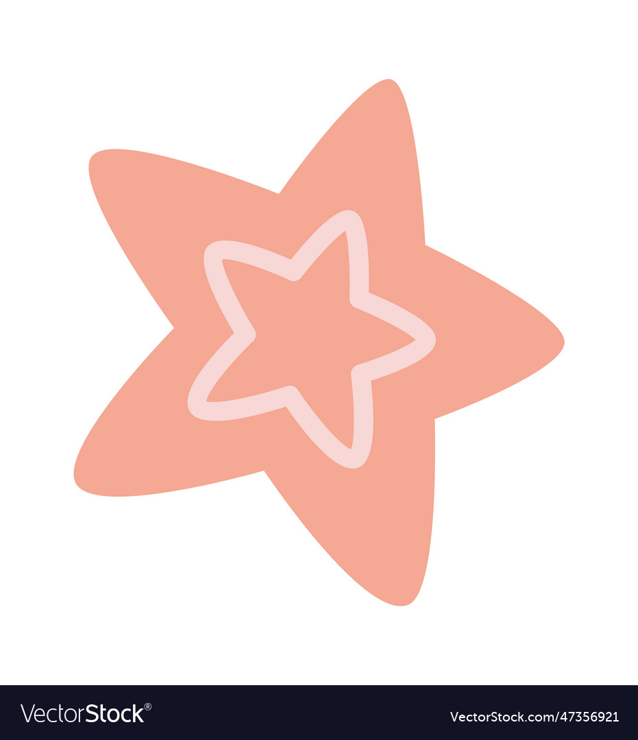 Star shape figure Royalty Free Vector Image - VectorStock