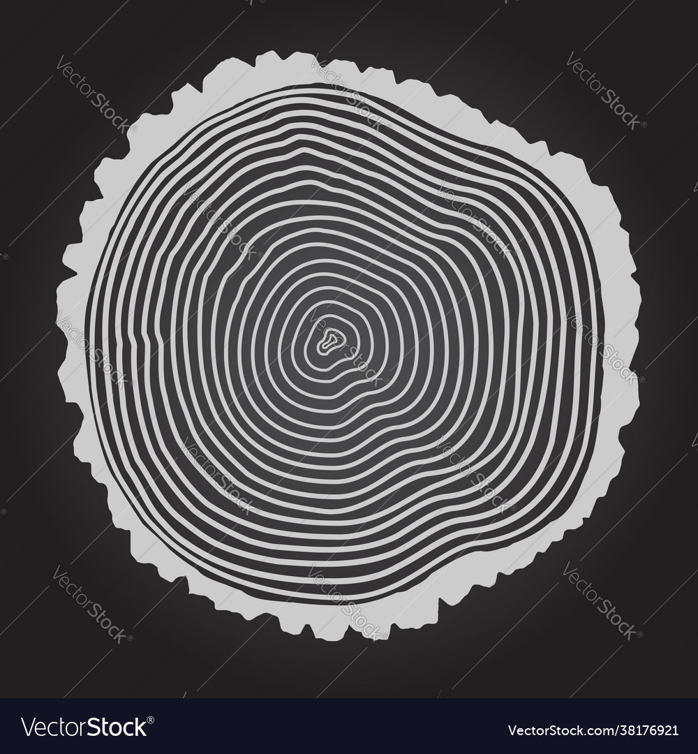Tree rings background Royalty Free Vector Image