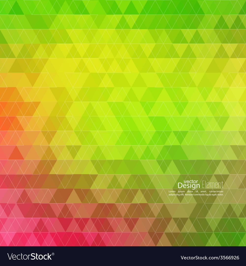 Creative abstract triangle pattern Royalty Free Vector Image