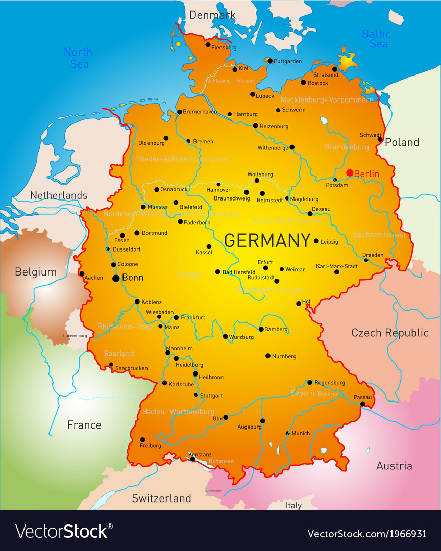 Germany Royalty Free Vector Image - VectorStock