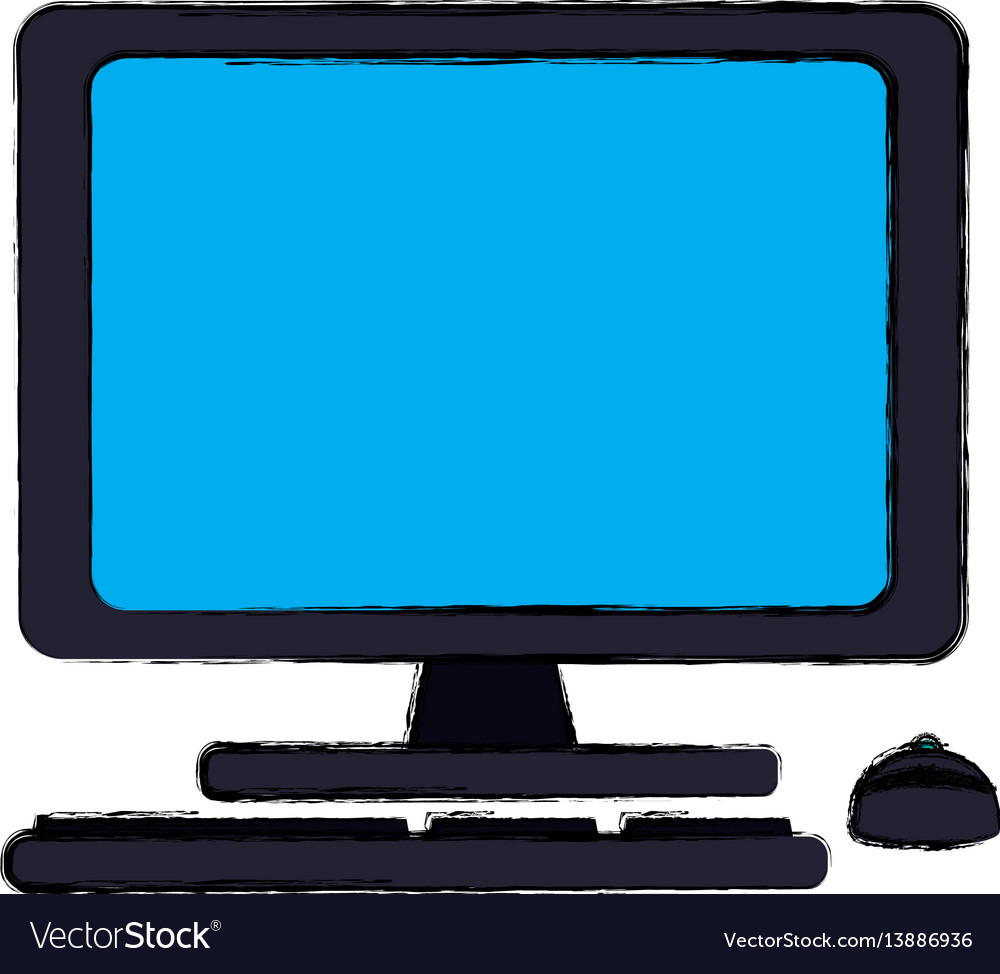 Computer equipment technology Royalty Free Vector Image