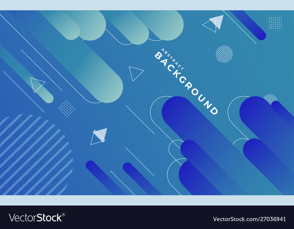 Abstract gradient geometric shape background Vector Image