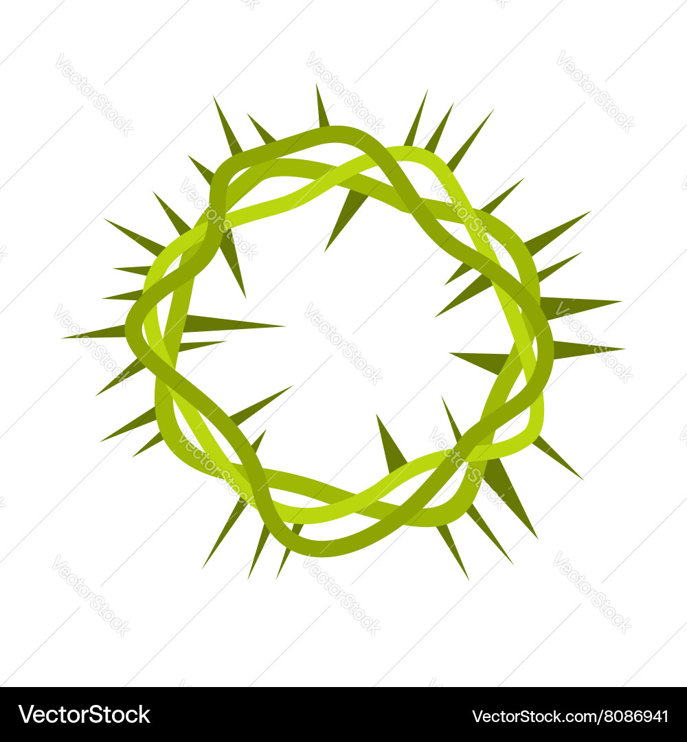 Crown thorns icon Royalty Free Vector Image - VectorStock