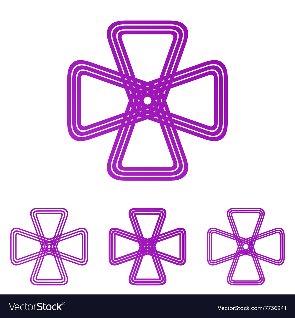 Engineering logo design set Royalty Free Vector Image