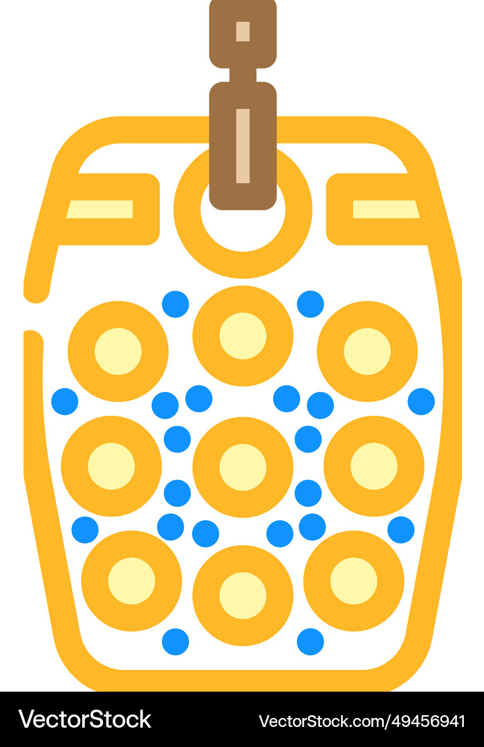 Tactile toy fidget color icon Royalty Free Vector Image