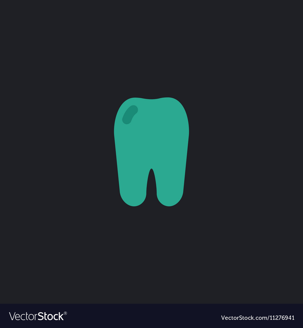 Tooth computer symbol Royalty Free Vector Image