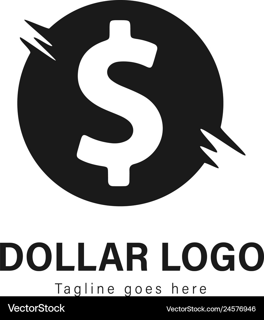 Money logo template design logo with modern Vector Image