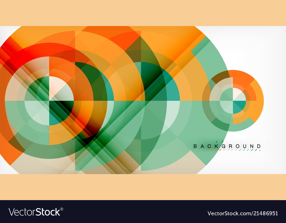 Circle abstract background Royalty Free Vector Image