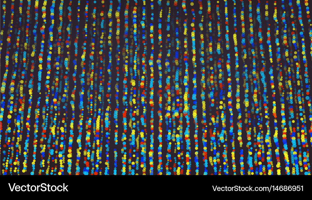 Composed of particles abstract graphic design Vector Image