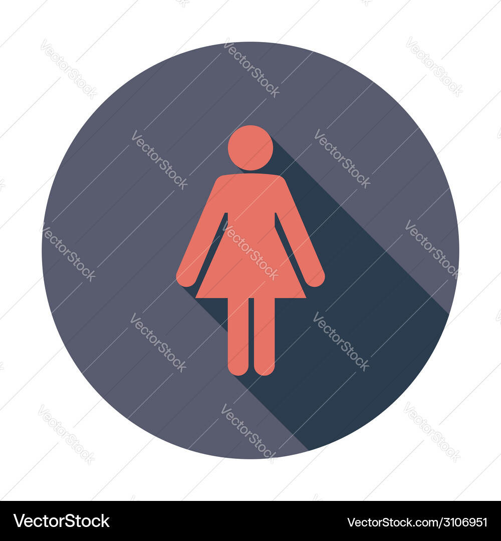 Female gender sign Royalty Free Vector Image - VectorStock