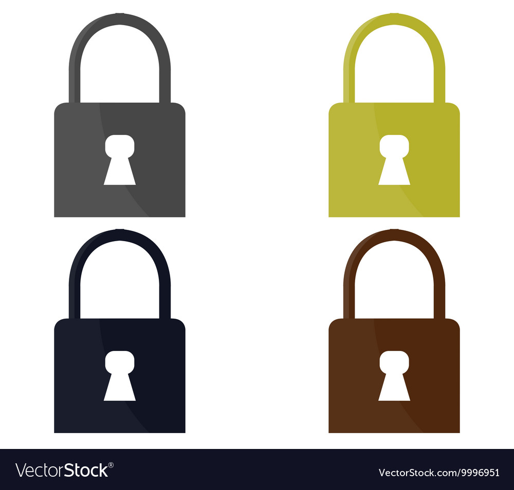 Padlocks Royalty Free Vector Image - VectorStock