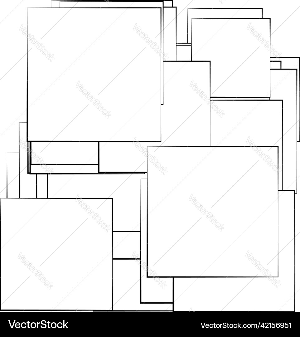 Random rectangles structure composition pattern – Royalty-Free Vector ...