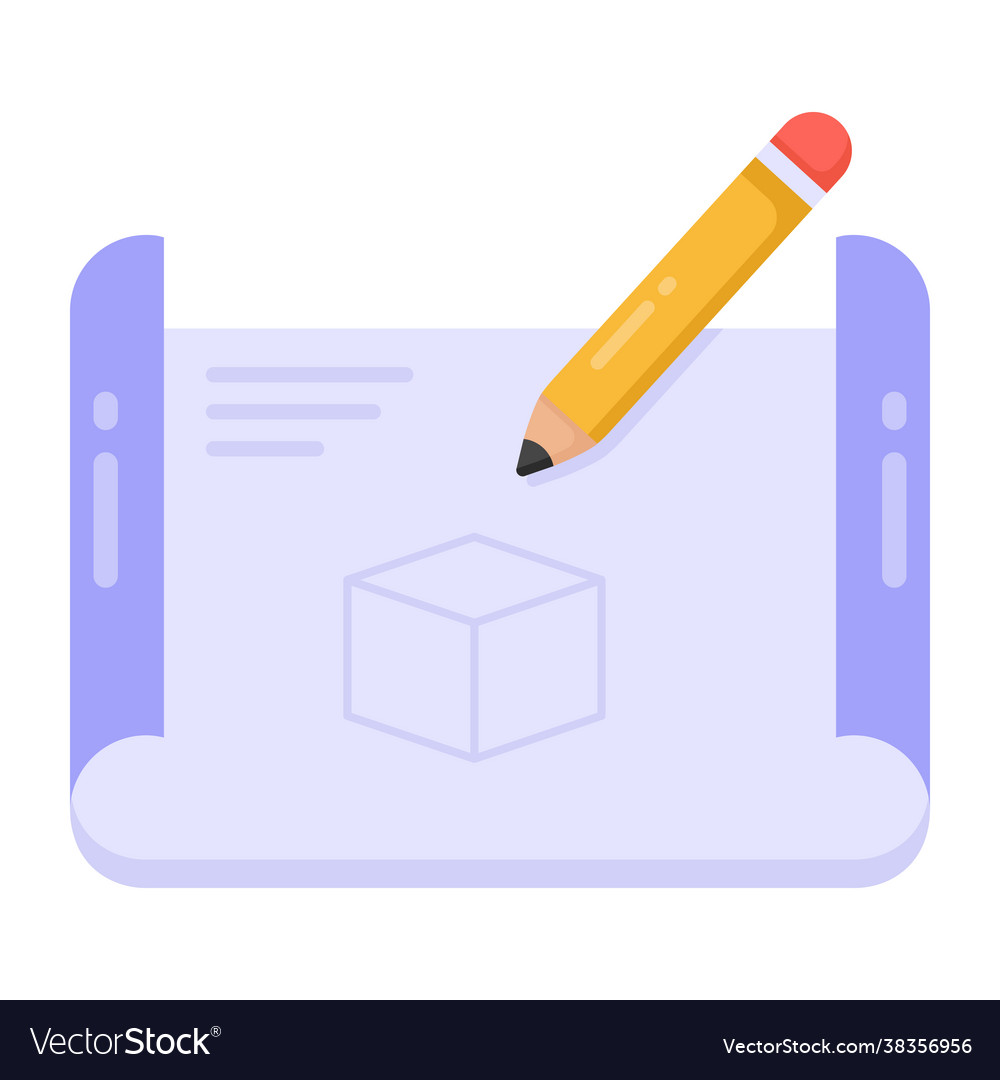 3d model Royalty Free Vector Image - VectorStock