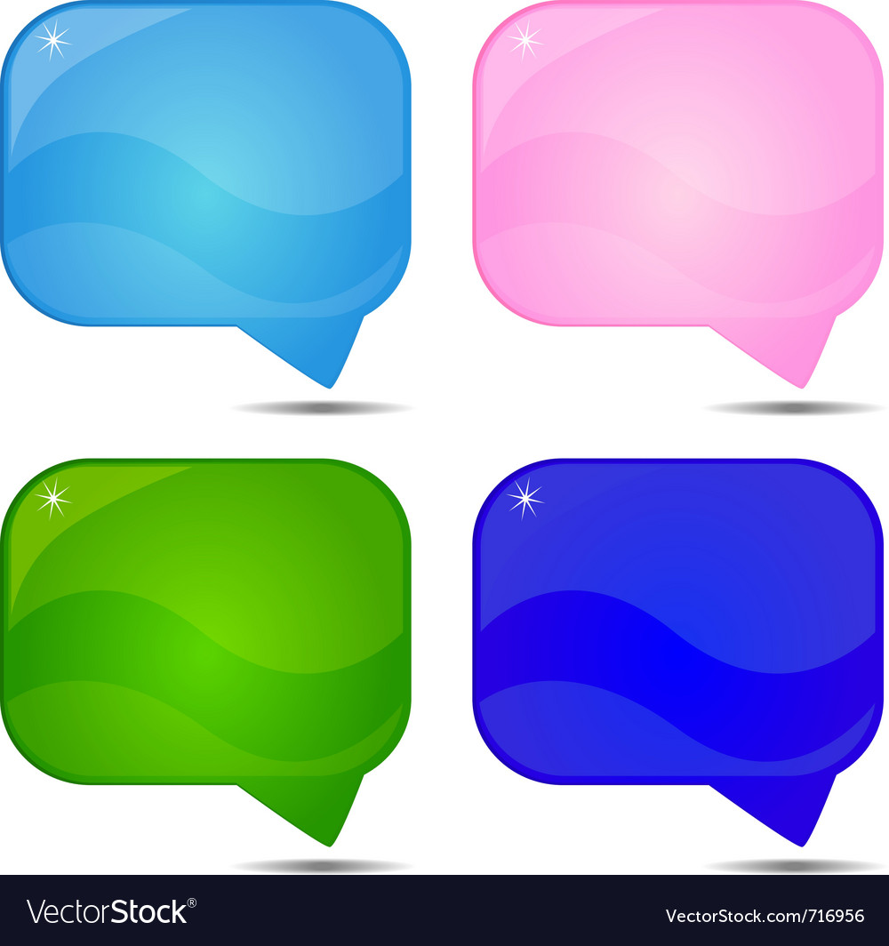 Abstract speech background Royalty Free Vector Image
