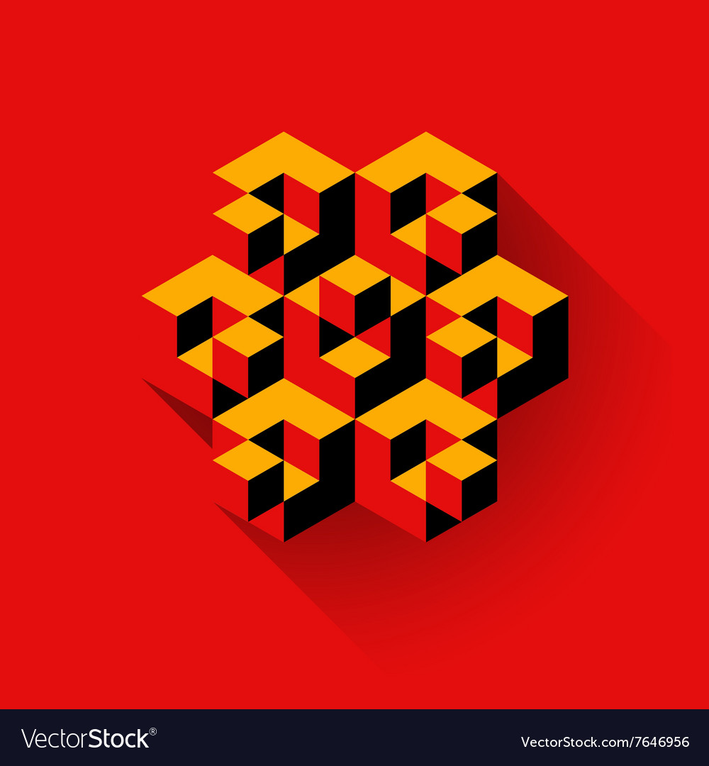 Cubes logo Royalty Free Vector Image - VectorStock