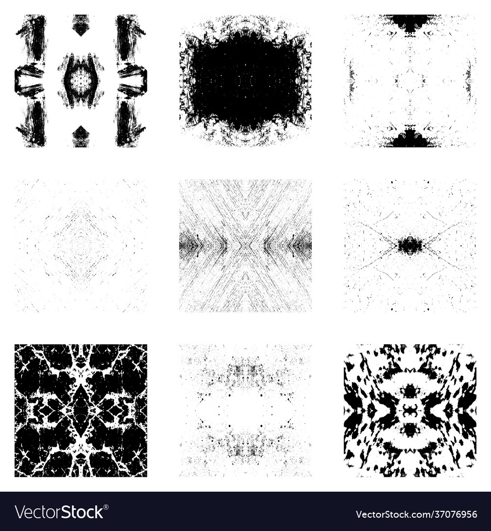 Grunge seamless patterns Royalty Free Vector Image