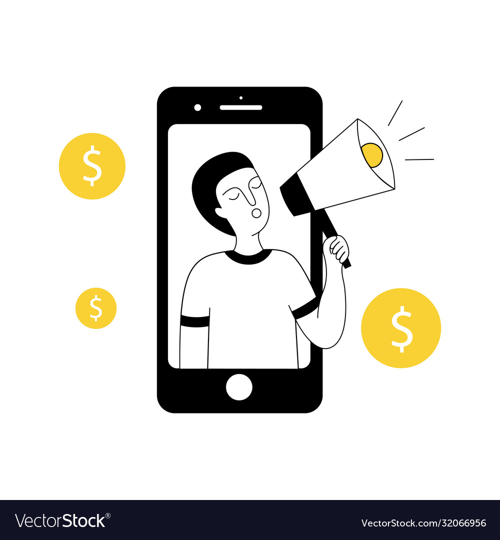 Referral program Royalty Free Vector Image - VectorStock