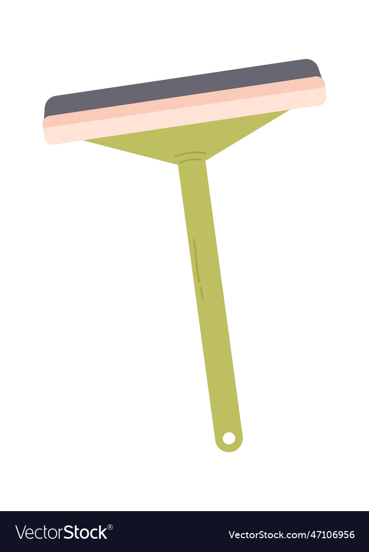 Rubber squeegee scraper Royalty Free Vector Image