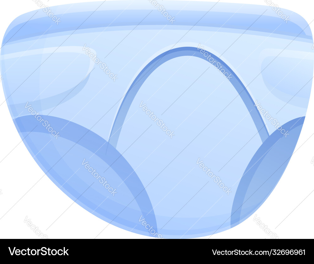 Diaper icon cartoon style Royalty Free Vector Image