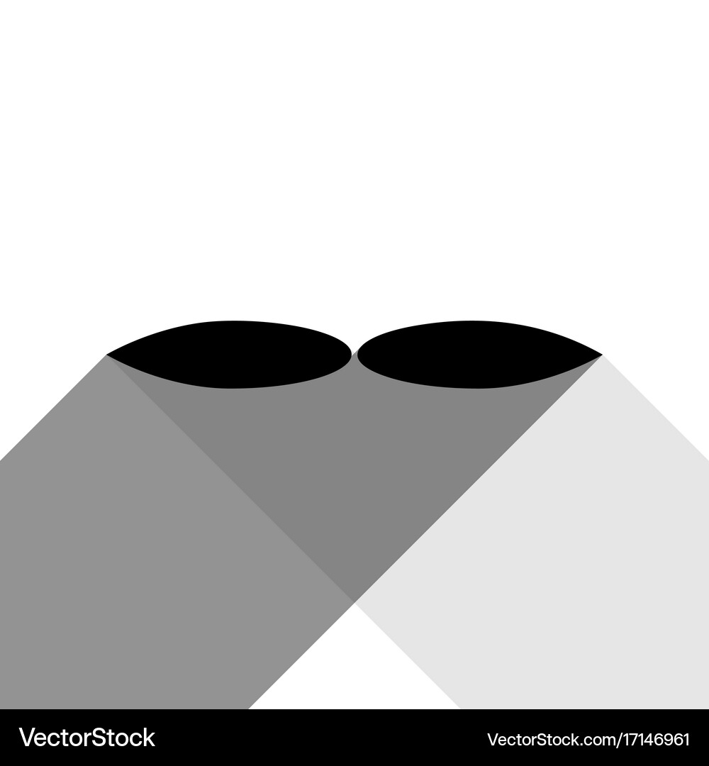 Flower sign black icon with two flat gray Vector Image