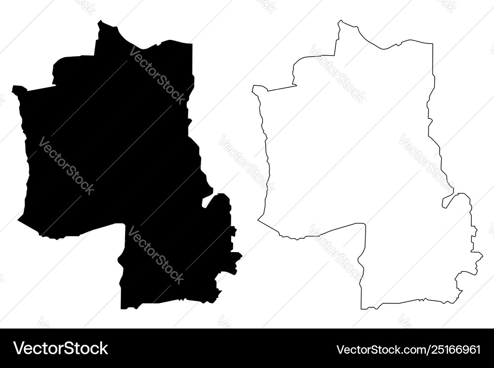 Hajjah governorate map Royalty Free Vector Image