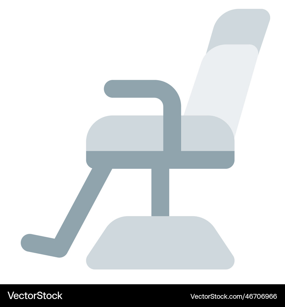 Recliner chair with adjustable footrest Royalty Free Vector