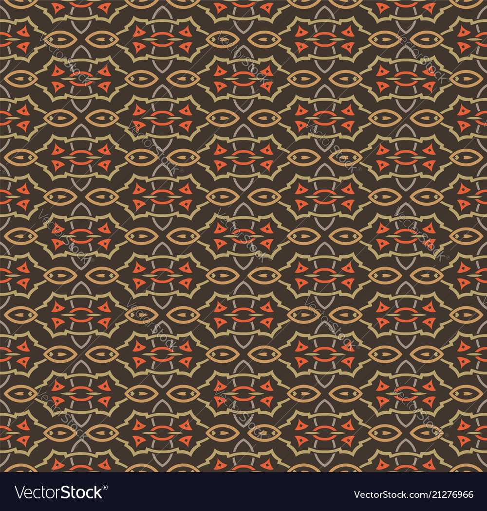 Seamless ornament pattern Royalty Free Vector Image