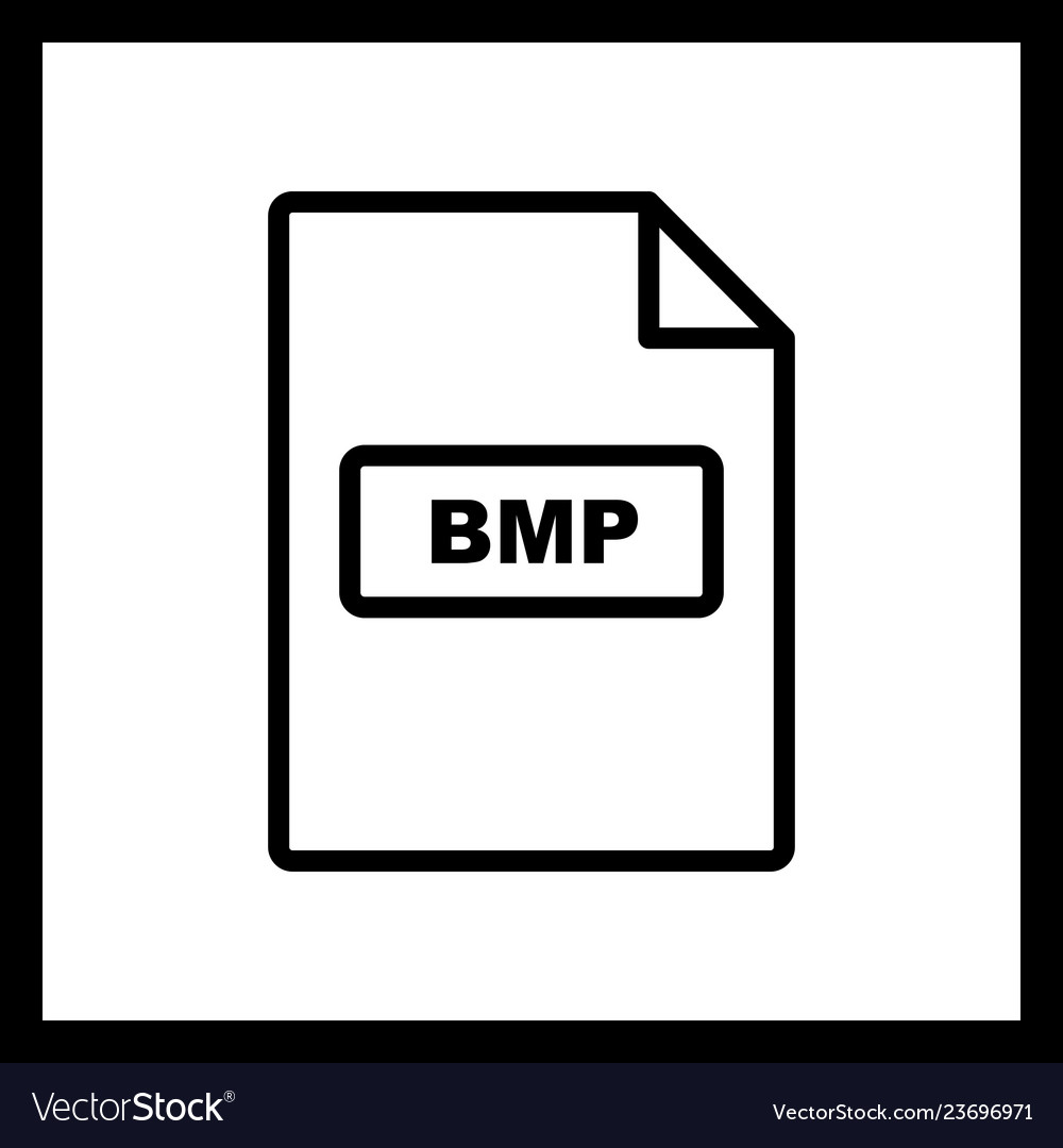 Bmp icon Royalty Free Vector Image - VectorStock