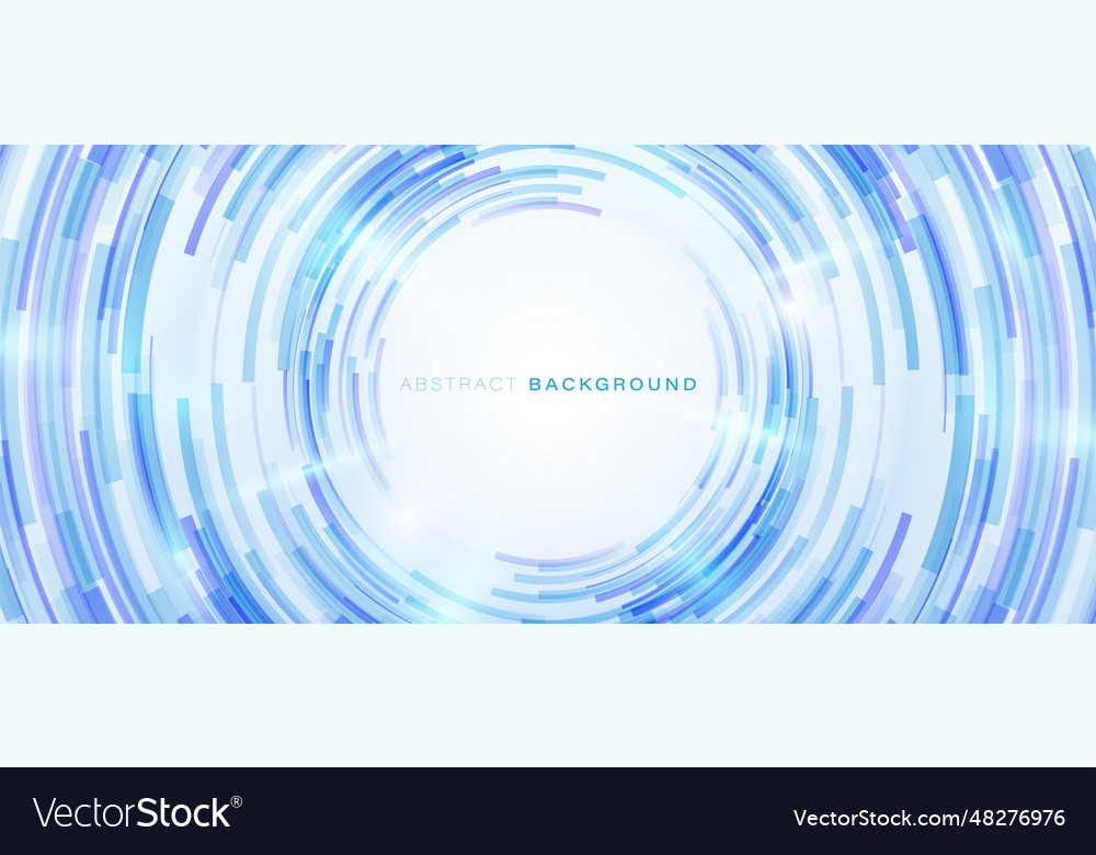 Abstract tech circle background big data system Vector Image