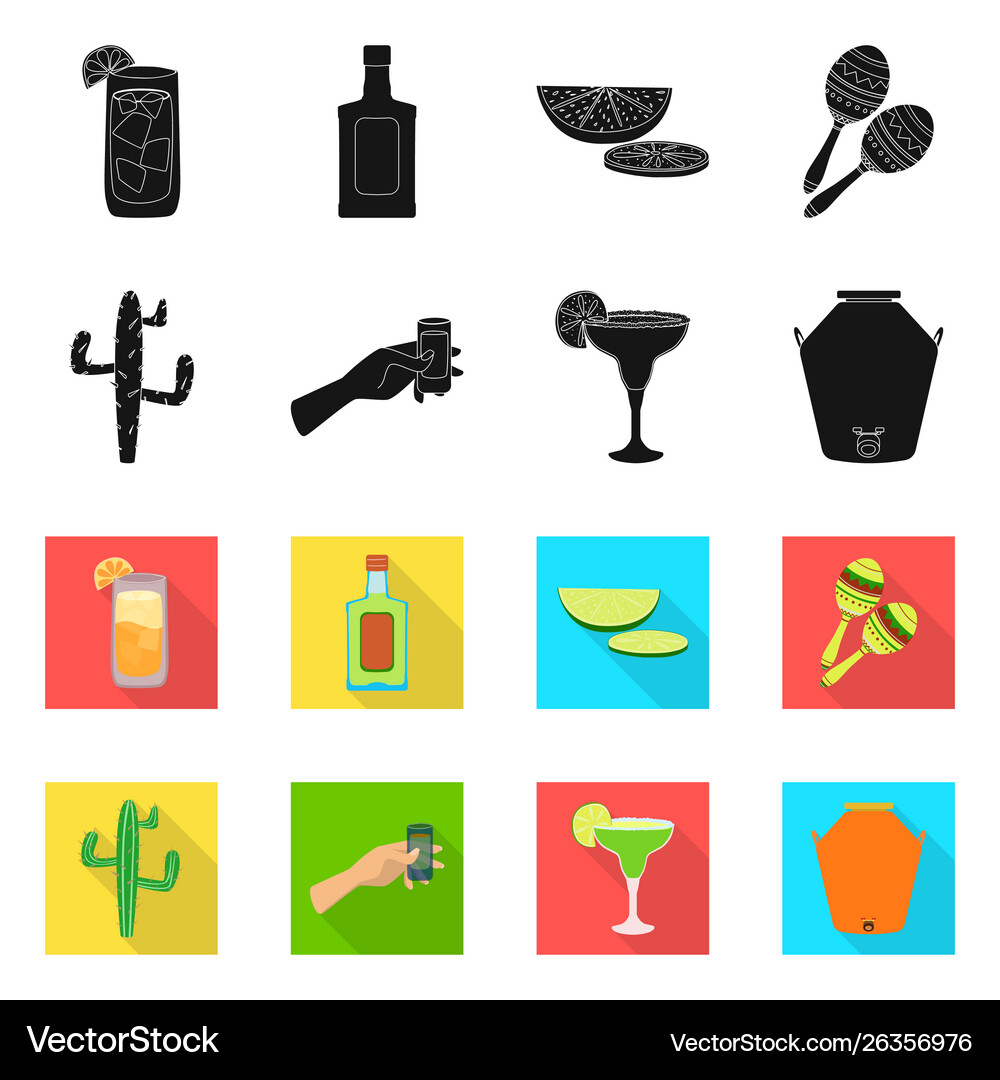 Design cafe and latin sign set Royalty Free Vector Image