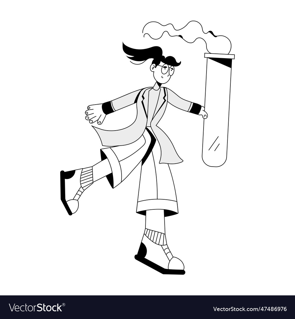 Lab assistant Royalty Free Vector Image - VectorStock