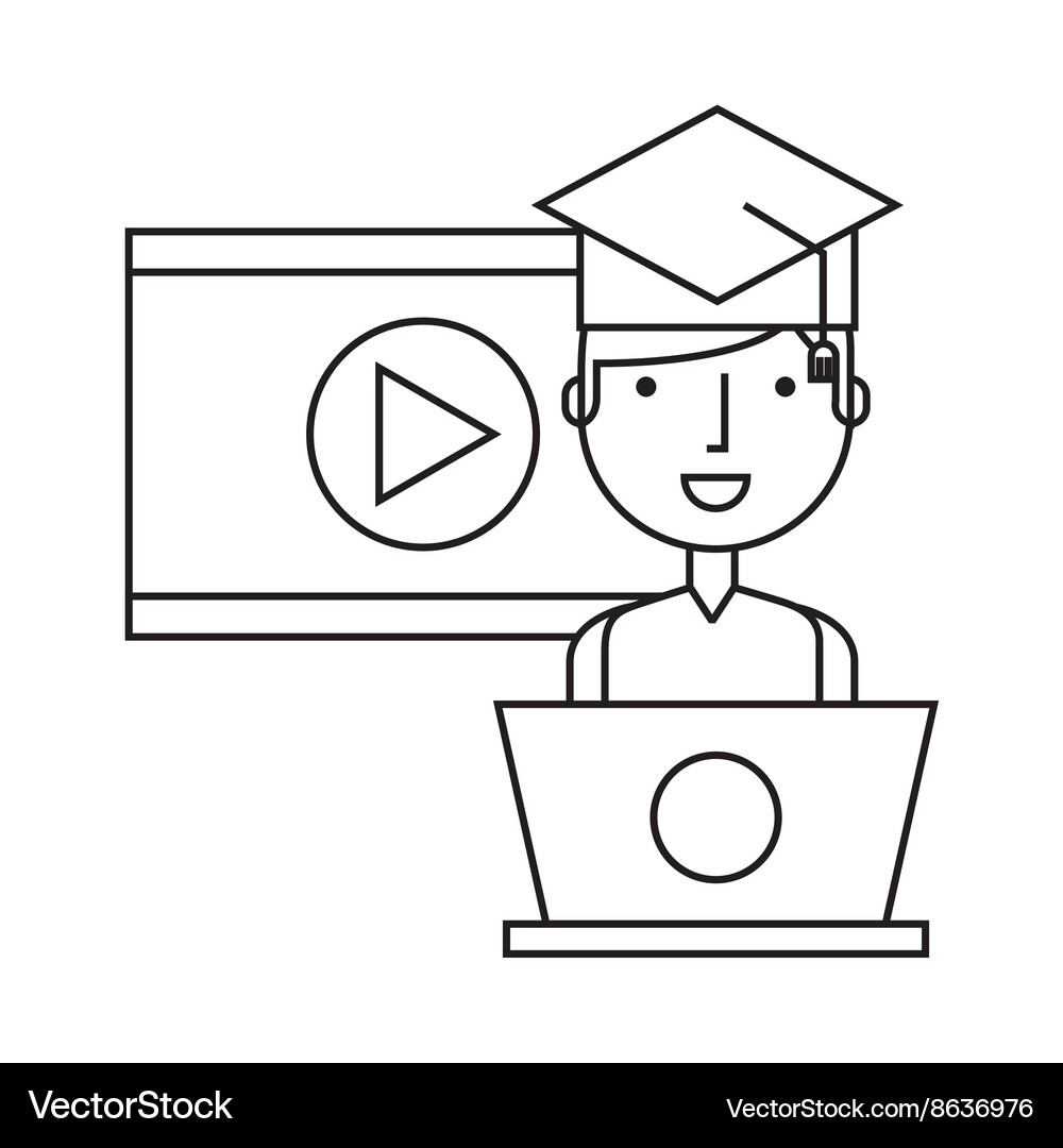 Training course design Royalty Free Vector Image