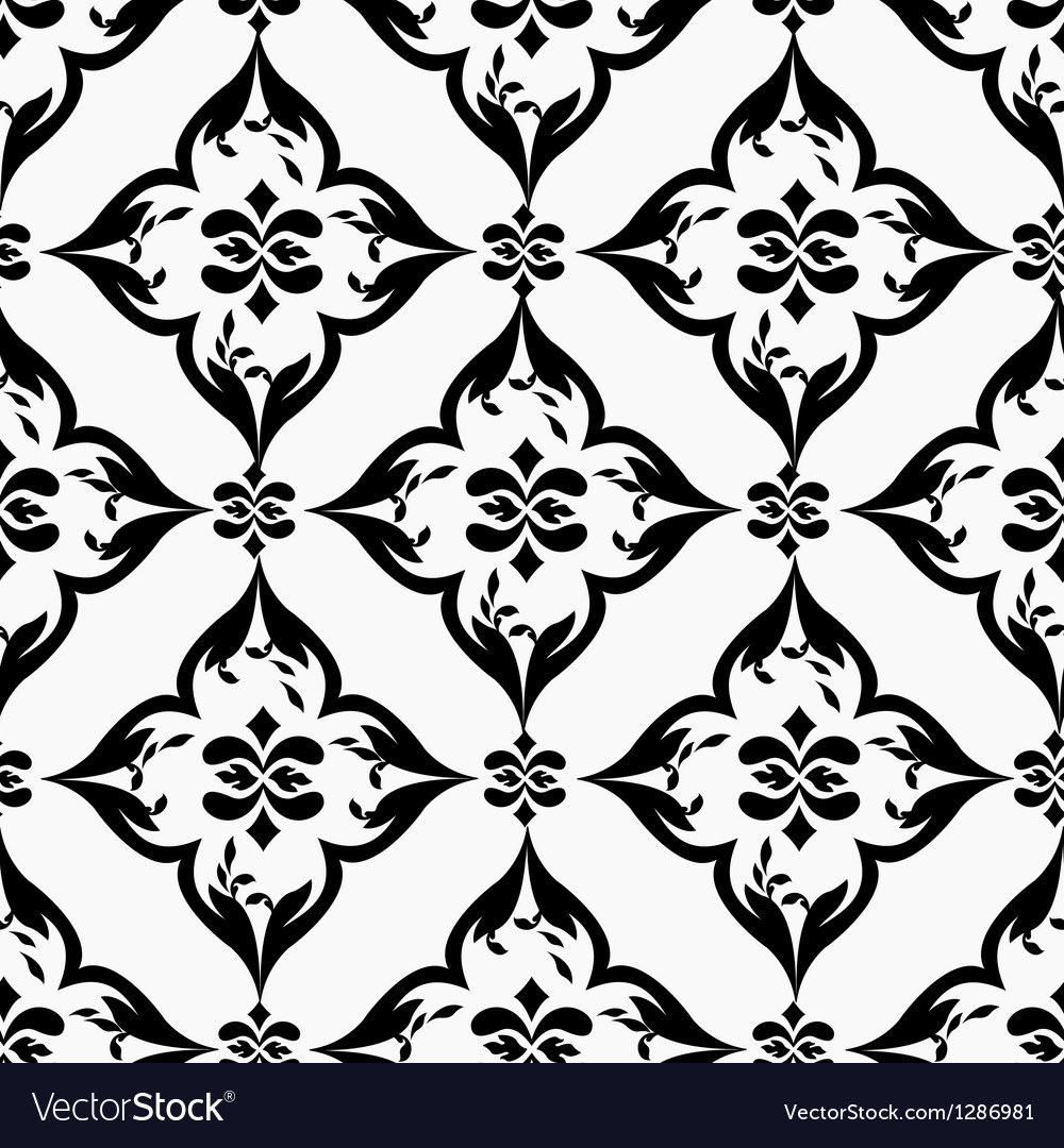 Arabesque seamless pattern Royalty Free Vector Image