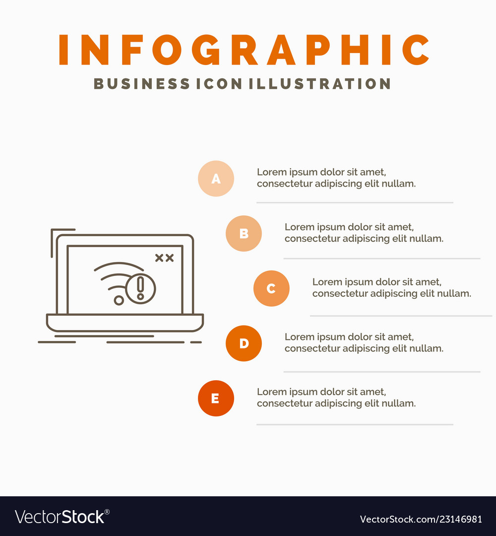 Connection error internet lost Royalty Free Vector Image