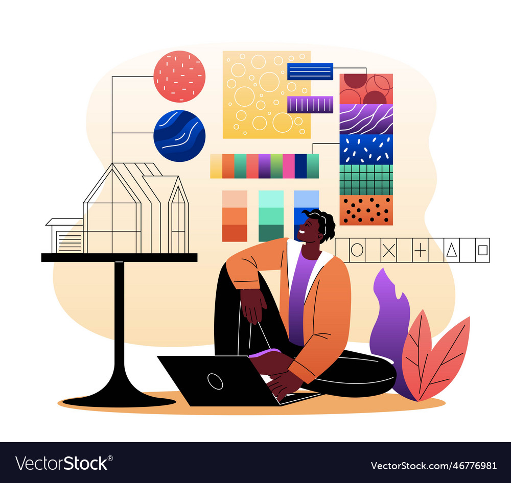 Creative designer profession Royalty Free Vector Image