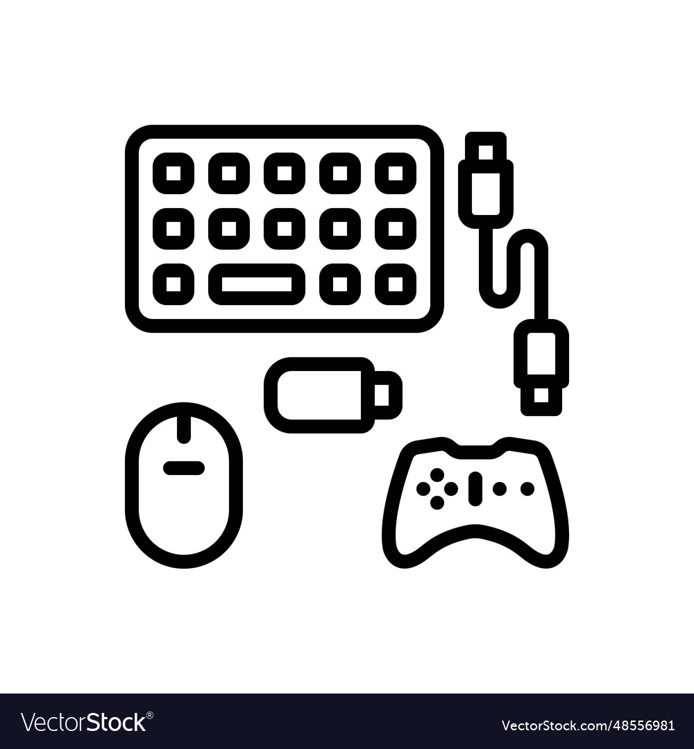 Peripherals Royalty Free Vector Image - VectorStock