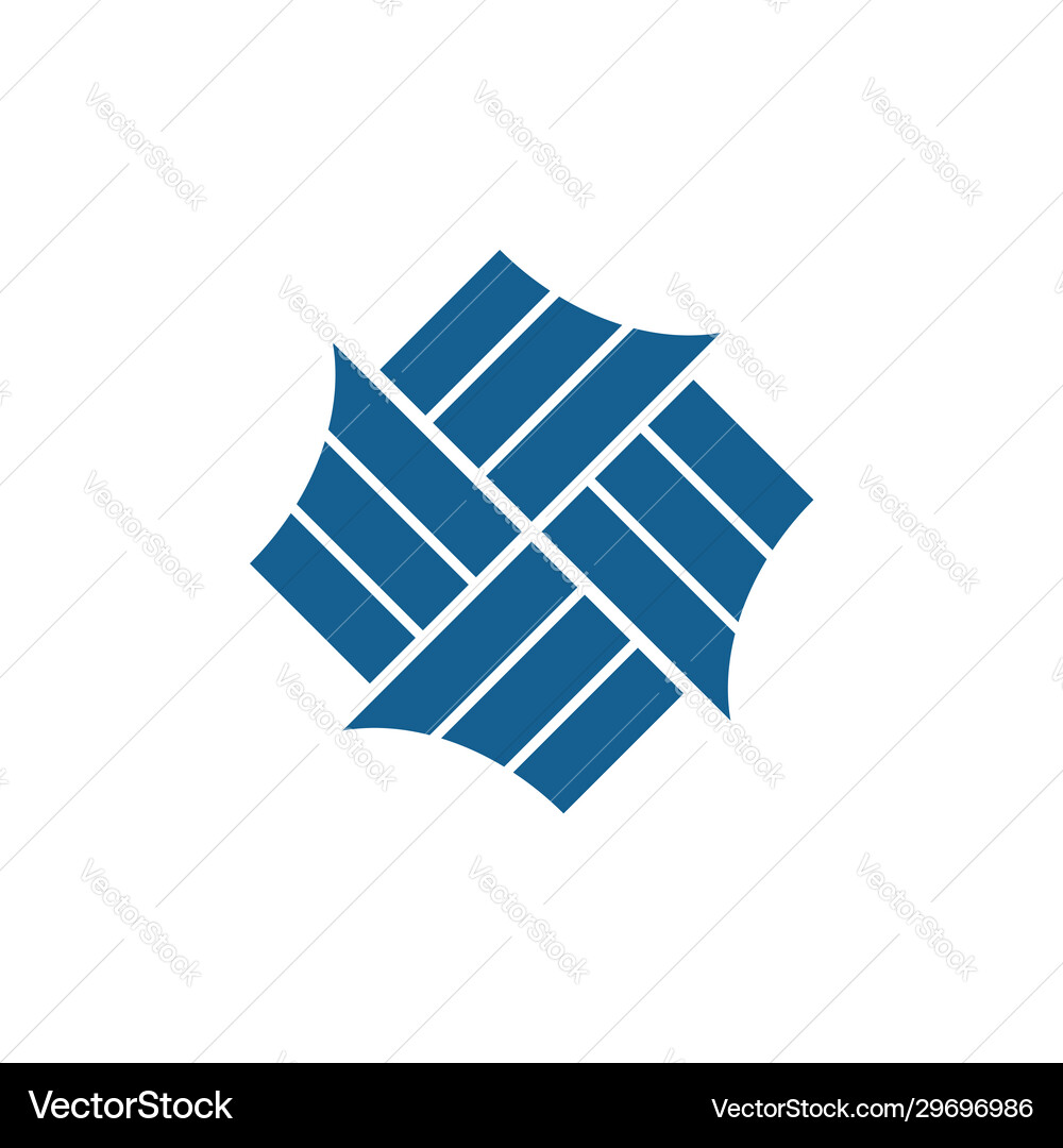Abstract blue stock bar logo design eps 10 Vector Image