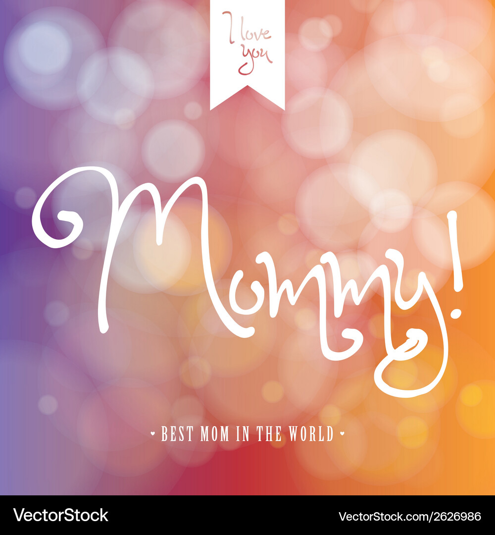 Abstract happy mothers day background with special