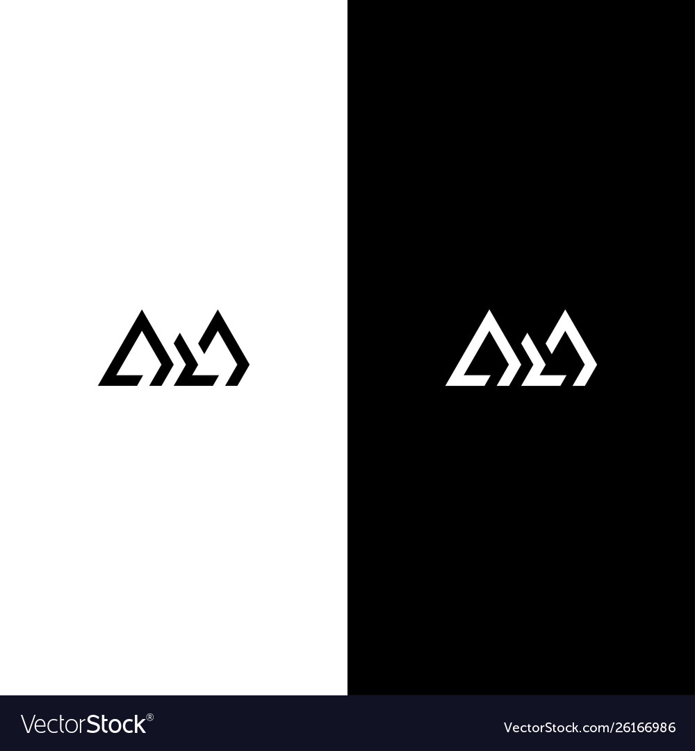 Initials logo template Royalty Free Vector Image