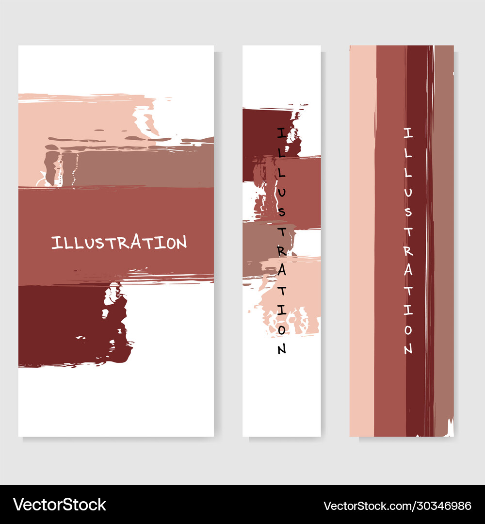 Paint brush banner colorful background Royalty Free Vector