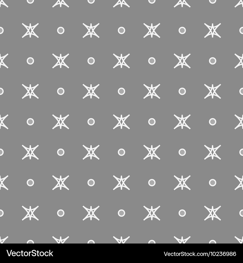 Star and polka dot geometric seamless pattern 30 Vector Image