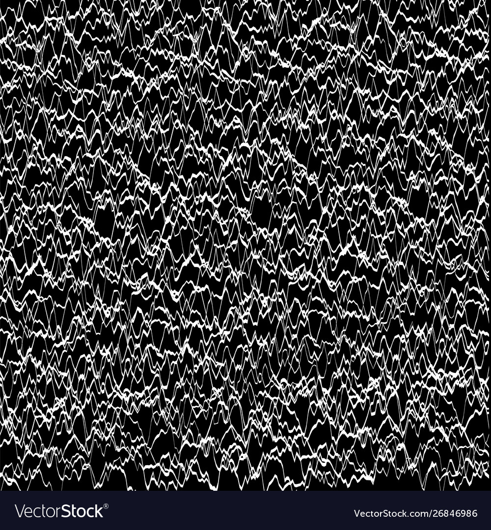 Texture made wavy line with variable width Vector Image