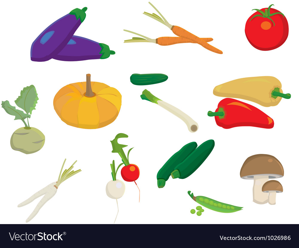 Vegetables Royalty Free Vector Image - VectorStock