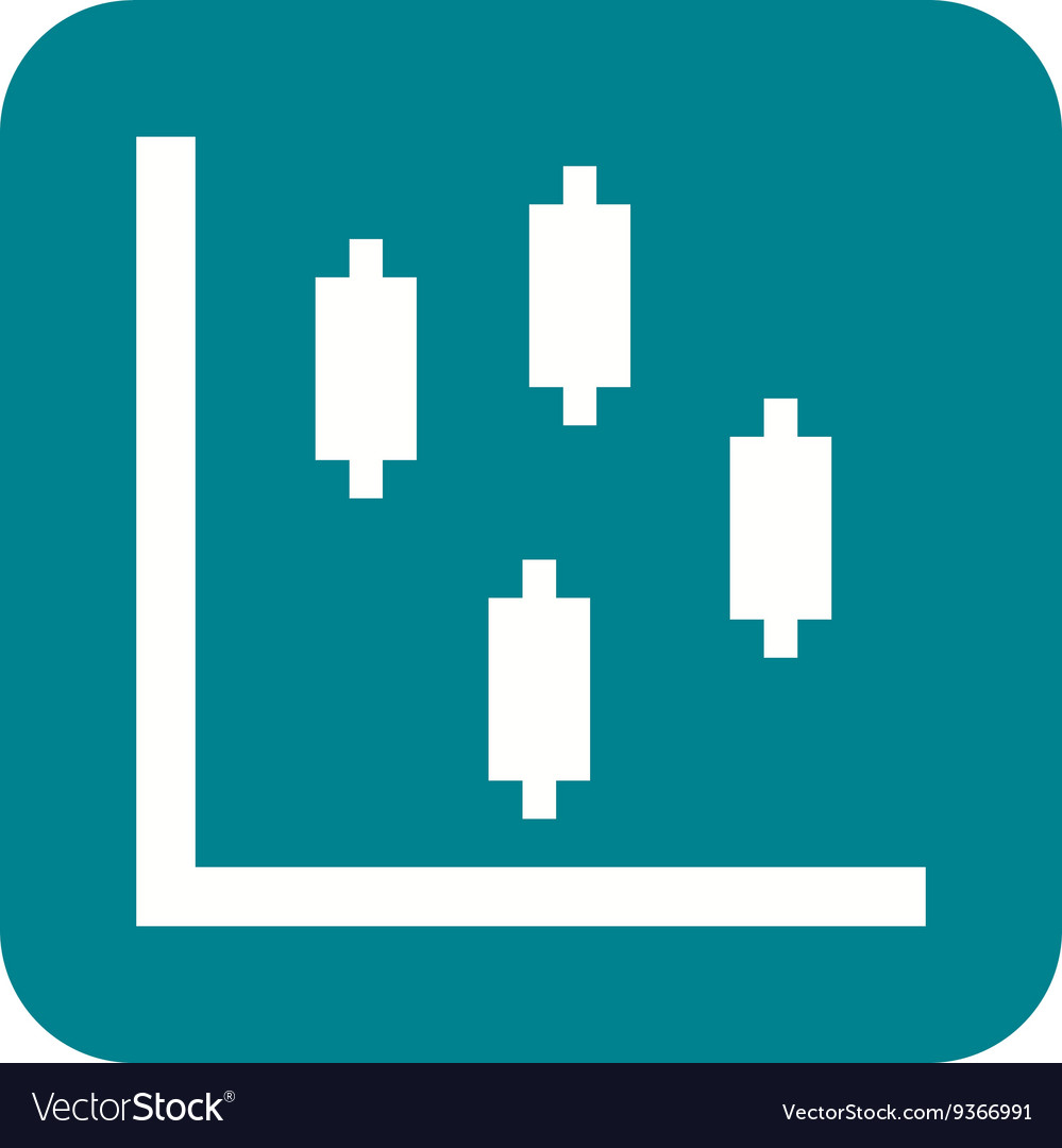 Candlestick chart Royalty Free Vector Image - VectorStock
