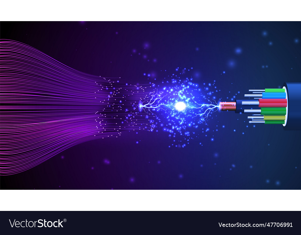 Data connection speed line Royalty Free Vector Image