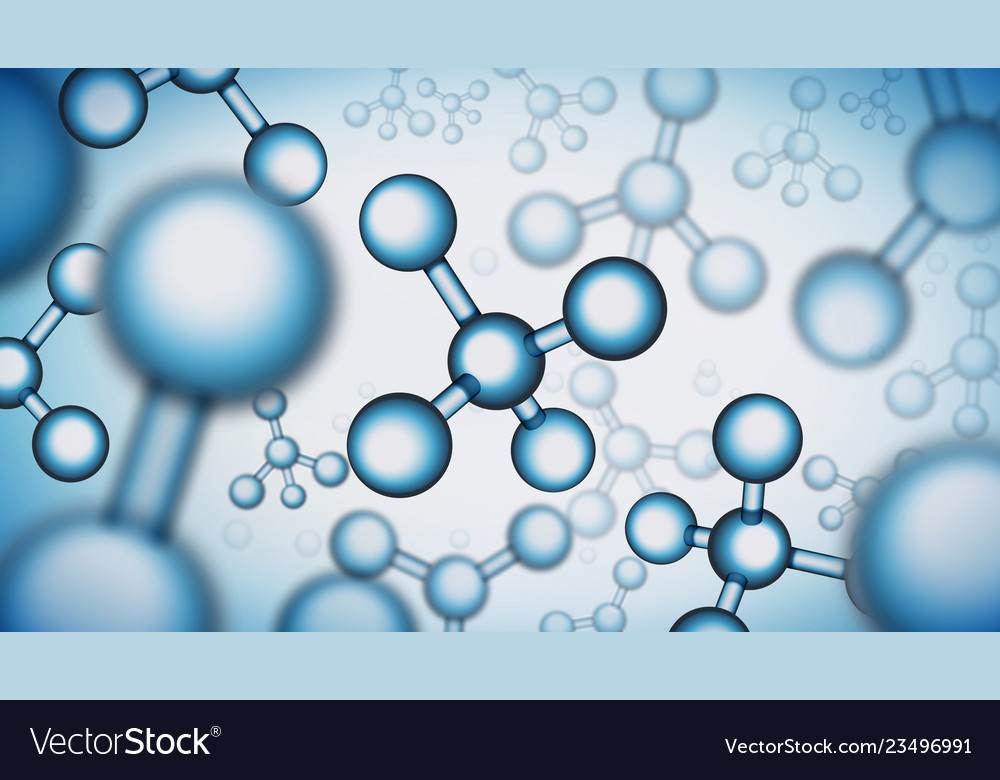 Eps 10 molecule structure Royalty Free Vector Image