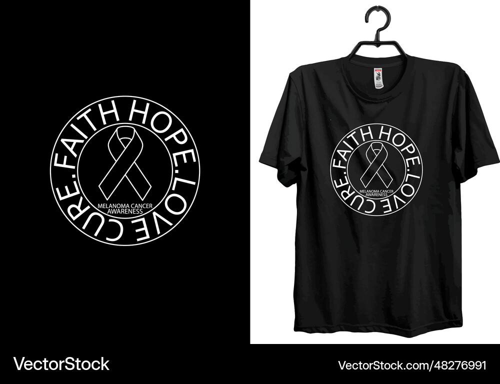 Faith hope love cure Royalty Free Vector Image