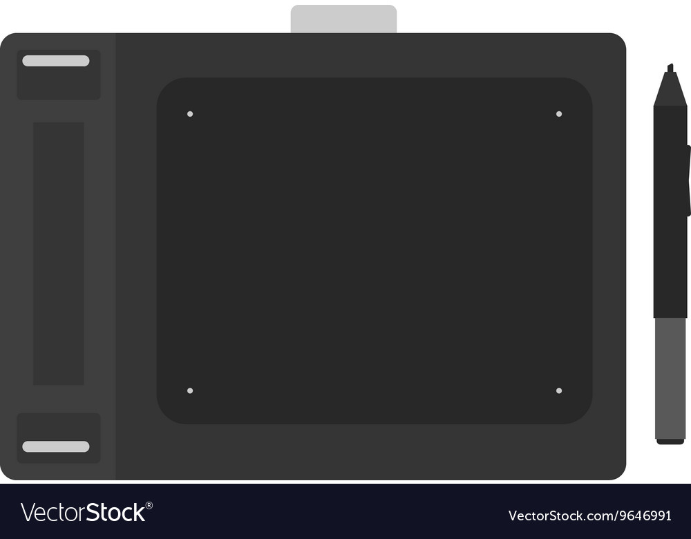 Graphics tablet Royalty Free Vector Image - VectorStock
