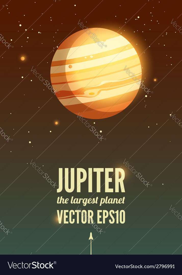 Jupiter Royalty Free Vector Image - VectorStock